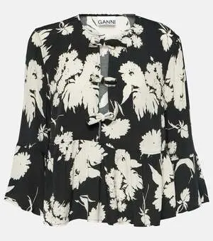 Ganni Printed Blouses
