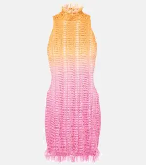ROBERTA EINER Angel Printed Minidress - Orange