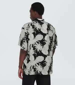 Valentino Garavani Printed Silk Bowling Shirt