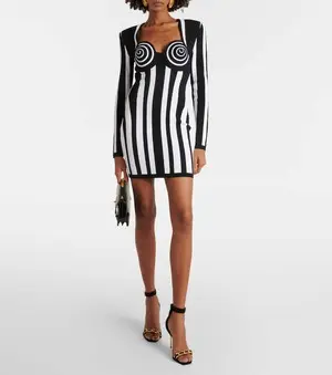 Balmain Striped Minidress