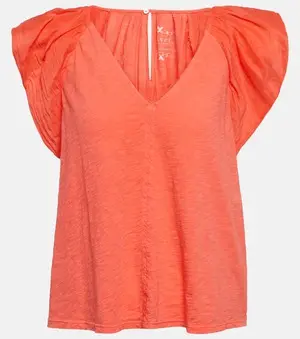 Velvet By Graham & Spencer Carly Cotton Top