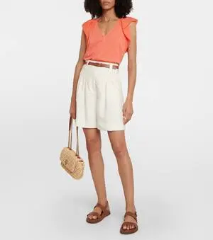 Velvet By Graham & Spencer Carly Cotton Top