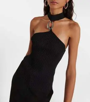 Simkhai Rubie Ribbed-knit Top - Black