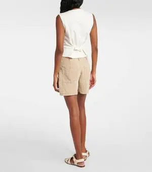 Rixo Norah Embroidered Cotton And Linen Vest