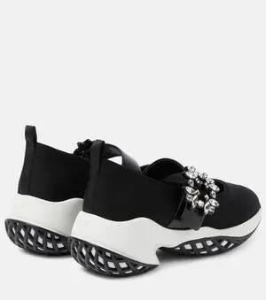 ROGER VIVIER Viv' Match Embellished Sneakers