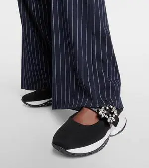 ROGER VIVIER Viv' Match Embellished Sneakers
