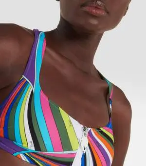 Emilio Pucci Iride Bikini Top
