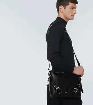 Givenchy Voyou Medium Leather Crossbody Bag