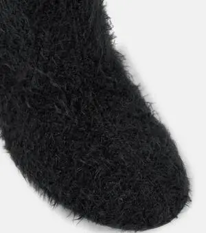GIANVITO ROSSI 85 Knitted Bootie