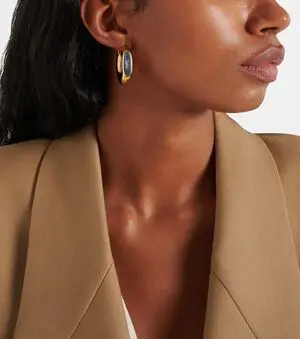 Saint Laurent Cassandre Hoop Earrings