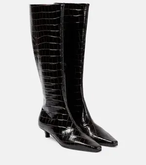 TOTEME Leather Knee-high Boots