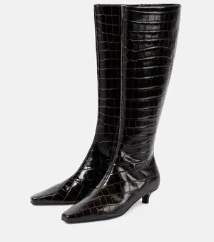 TOTEME Leather Knee-high Boots
