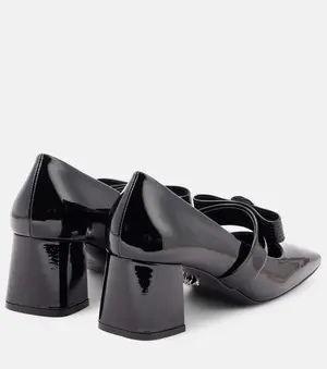 Versace Ribbon 55 Leather Pumps