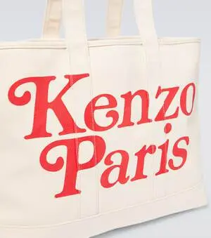 Kenzo X Verdy Utility Large Canvas Tote Bag