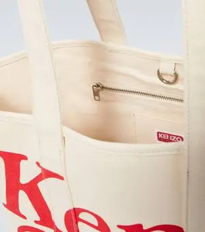 Kenzo X Verdy Utility Large Canvas Tote Bag