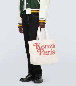 Kenzo X Verdy Utility Large Canvas Tote Bag