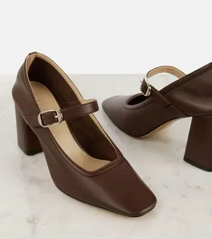 Le Monde Beryl 80 Leather Mary Jane Pumps