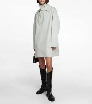 JIL SANDER V-neck Mini Dress