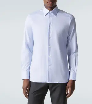 Zegna Cotton Oxford Shirt