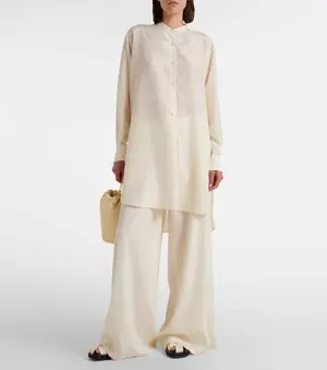 THE ROW Eden Silk Shirt