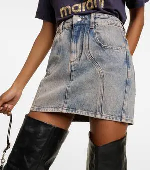 MARANT ETOILE Vesna Denim Miniskirt