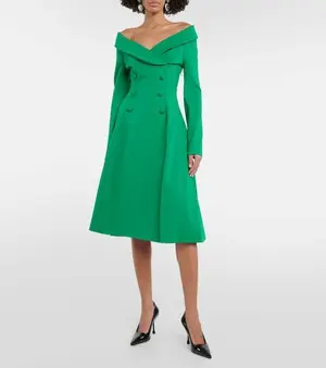 Dorothee Schumacher Off-the-shoulder Midi Dress