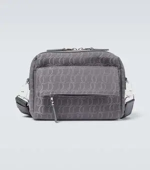 CHRISTIAN LOUBOUTIN Zip N Flap Messenger Bag - Grey