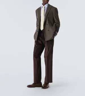 Canali Striped Cotton Poplin Shirt