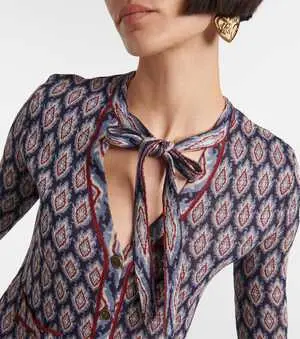 Etro Scarf-detailed Cardigan