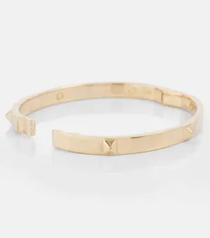 Valentino Garavani Rockstud Cuff Bracelet In Brass