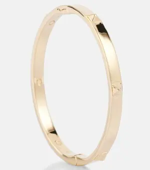 Valentino Garavani Rockstud Cuff Bracelet In Brass