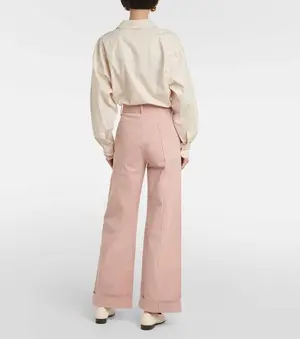 FRAME 70s High-rise Straight Jeans