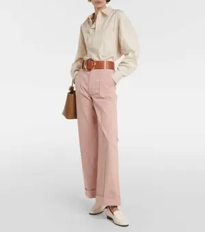 FRAME 70s High-rise Straight Jeans