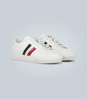 Moncler Monaco Leather Sneakers