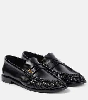 Saint Laurent Metallic Flats For Women