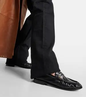 Saint Laurent Le Loafer Leather Loafers