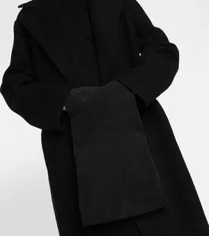 THE ROW Large Suede Glove Bag