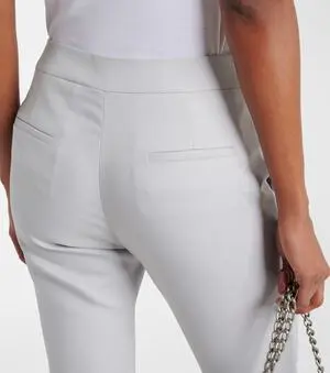 Off-White Mid-rise Flared Technical Pants - White