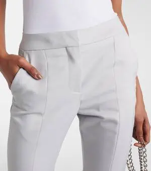 Off-White Mid-rise Flared Technical Pants - White