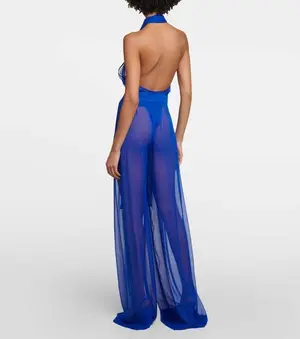 LAQUAN SMITH Tie-neck Bodysuit