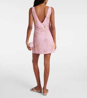 Rixo Christabel Sequined Mini Dress