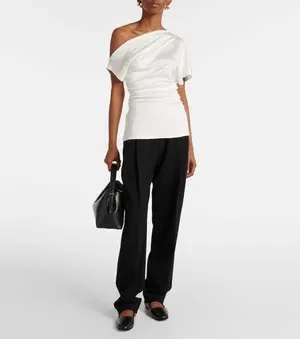 Tove Edel Draped Top - White