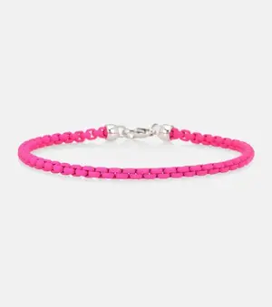 EERA Giada 18kt White-gold Anklet - Pink