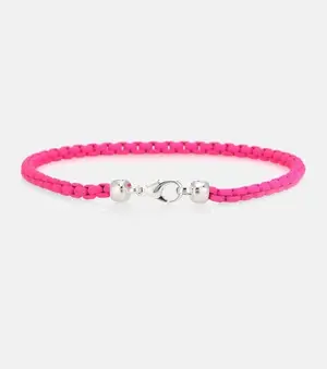 EERA Giada 18kt White-gold Anklet - Pink
