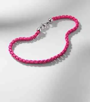 EERA Giada 18kt White-gold Anklet - Pink