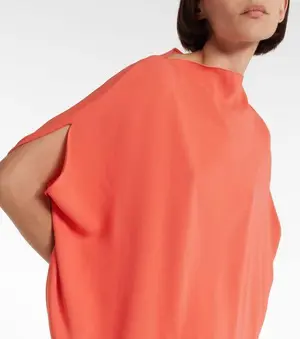 MAISON MARGIELA Draped Satin Top