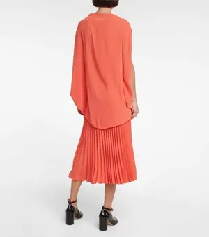 MAISON MARGIELA Draped Satin Top