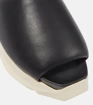 Rick Owens Leather Slides