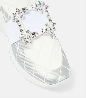 ROGER VIVIER Viv' Run Embellished Sneakers