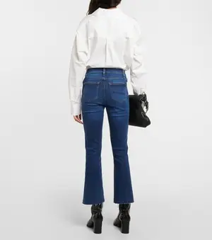 FRAME Le Crop Mini Boot Mid-rise Bootcut Jeans